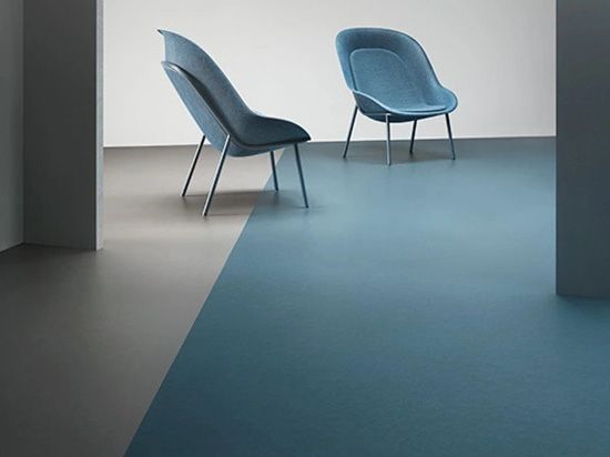 Sol Linoleum Natura Bleu Pétrole 2m Cfl-s1 | CTN France