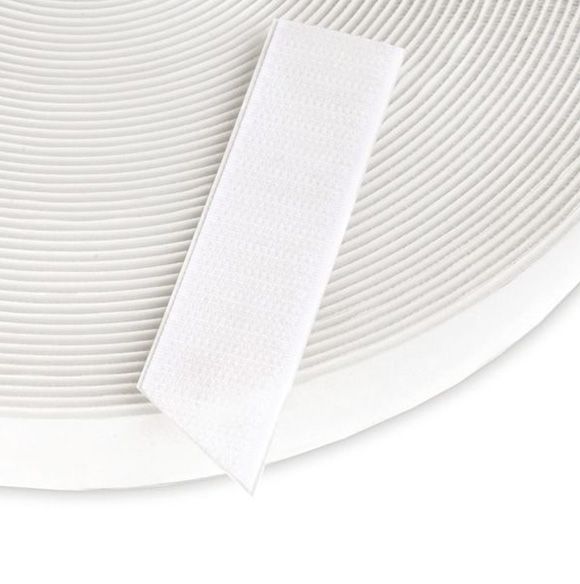 Velcro Aggrippant Crochet Blanc 2,5cm | CTN France
