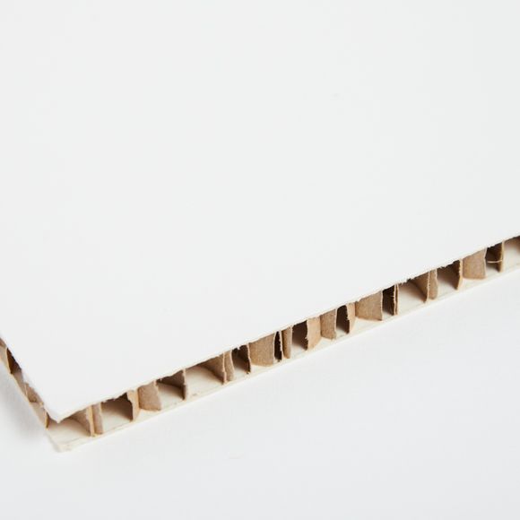 Panneau Carton Alvéolaire Blanc Couche 10mm | CTN France